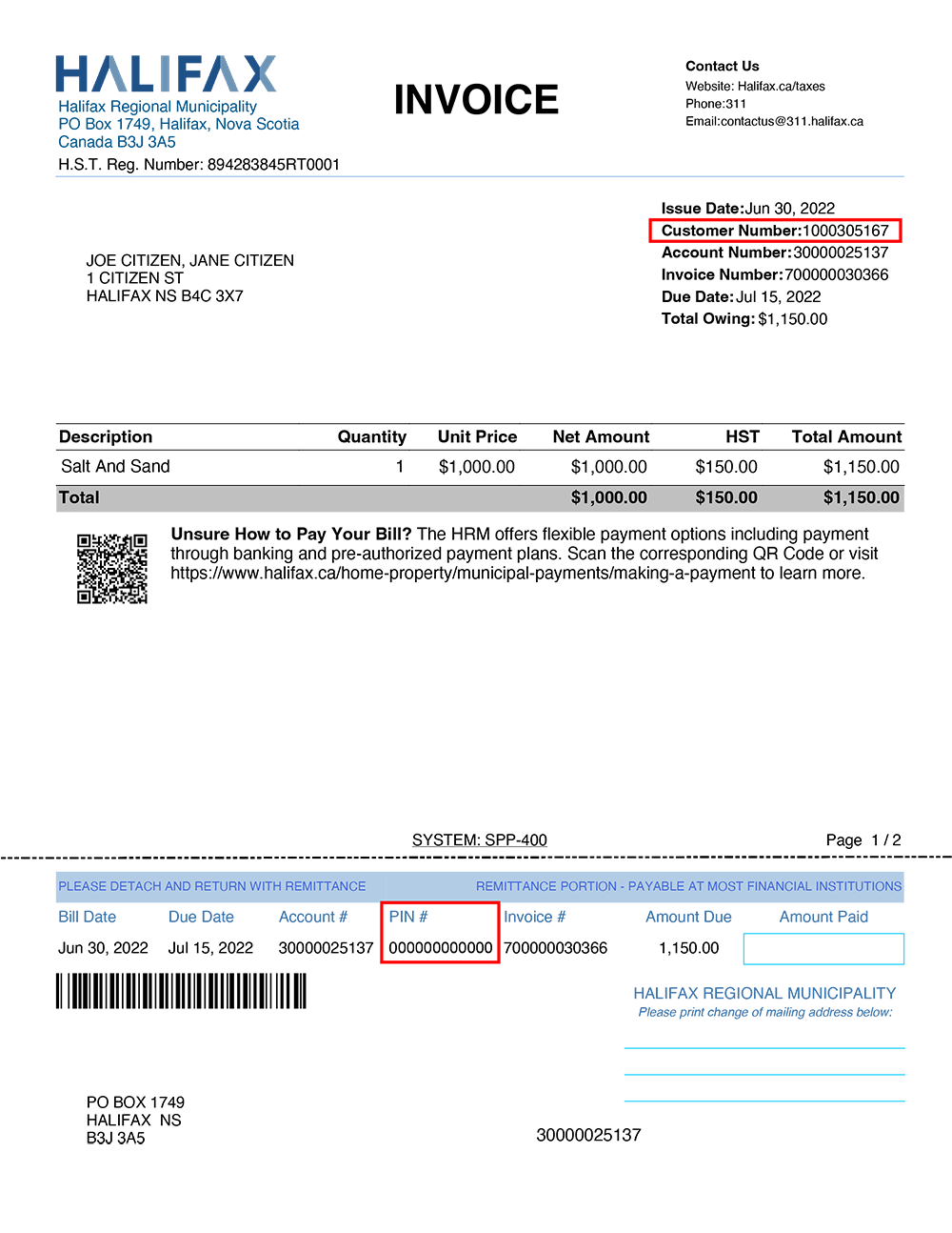 Sign Up | Electronic Property Tax Updates | Halifax